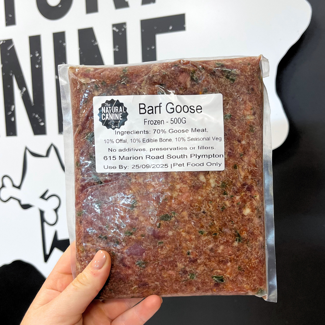 BARF Goose Meal - 500G - Frozen - Novelty – The Natural Canine