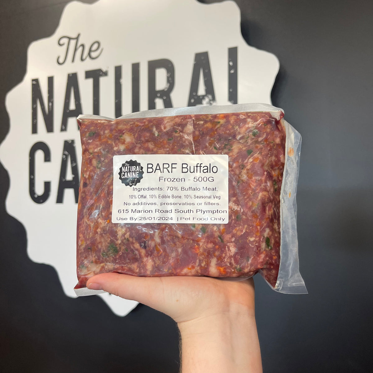 BARF Buffalo Meal - 500g - Frozen – The Natural Canine